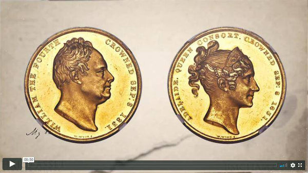 1831 Great Britain William IV Gold Proof "Coronation" Medal NGC PF61 Cameo | Hard Asset ...